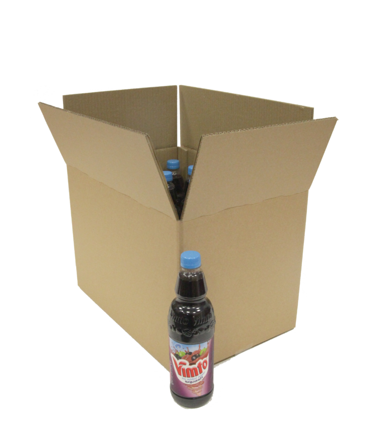 12 250ml Slim Can Boxes - 220 x 165 x 145mm - Weedon Direct