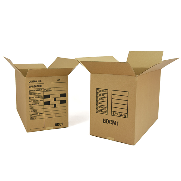 BDCM Cardboard Boxes BDCM 1 2 3 4 Sizes