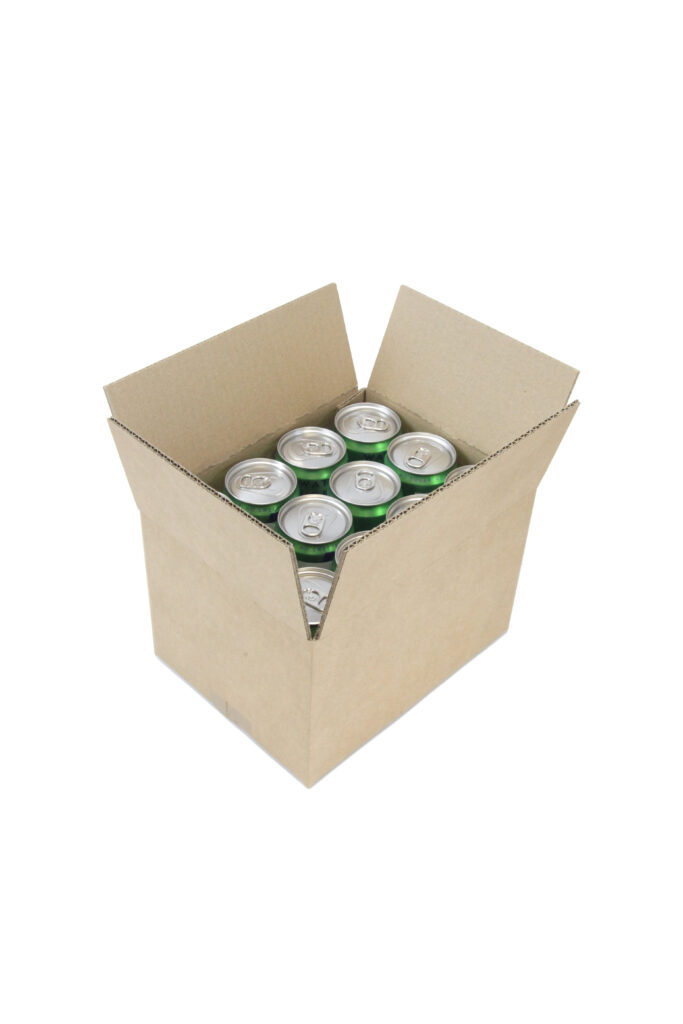 12 250ml Double Wall Slim Can Boxes | 12 Can Shipping Boxes